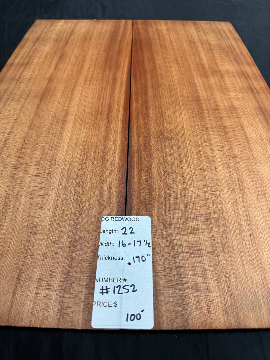 #1252 Old Growth Redwood Instrument Set
