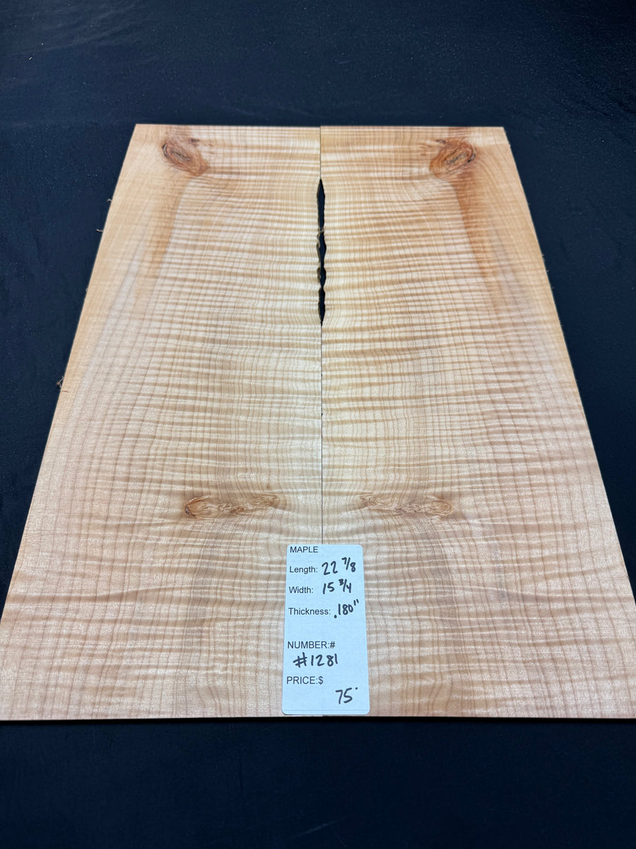 #1281 Curly Maple Instrument Set